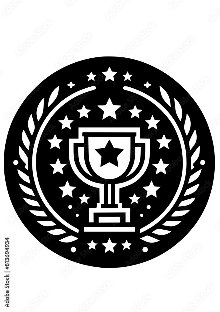 Image vectorielle Stock Award SVG, Winner SVG, Award Winner Emblem ...
