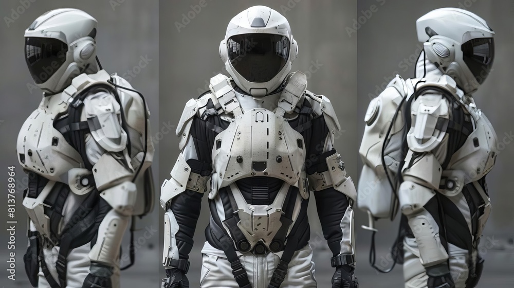 Represent a military suit designed with nanofibers that provide extreme ...