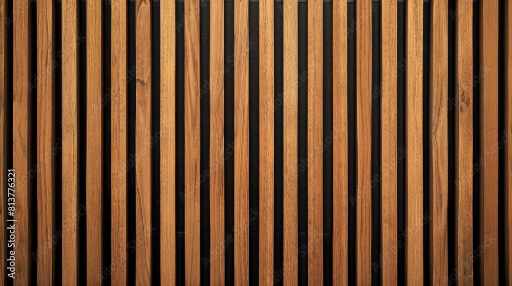 Wooden wall made of vertical panels. Line slats made of wood for a ...