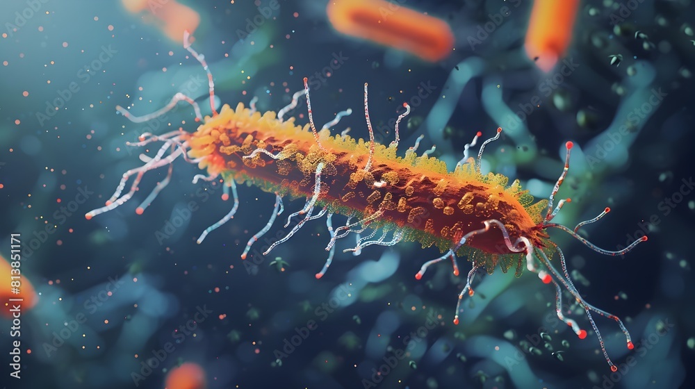 Bacterial Flagella Molecular Model Indepth Look into Microscopic ...