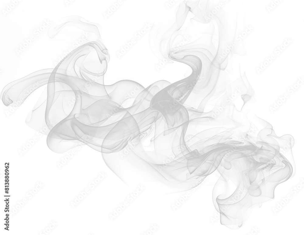 Realistic white smoke texture on Transparent background Stock Photo ...