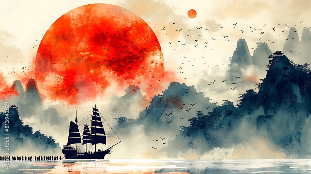 Design an infographic tracing the historical migration patterns of the ...