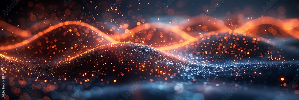 Stock-Illustration „Exploring Quantum Realms: Abstract Interpretation of Double-Slit Experiment ...