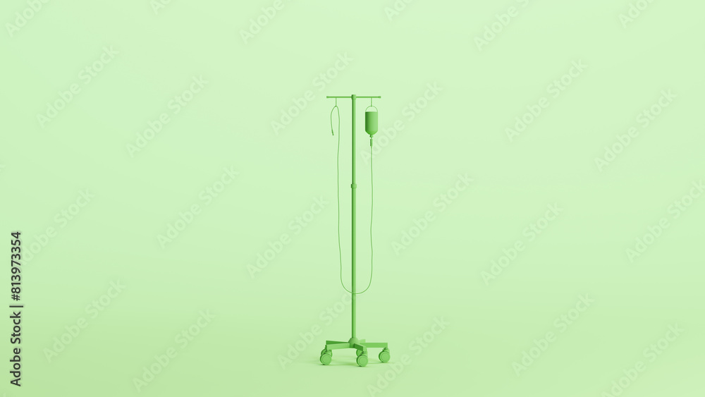 Green iv intravenous fluid drips hospital health care patient care mint ...