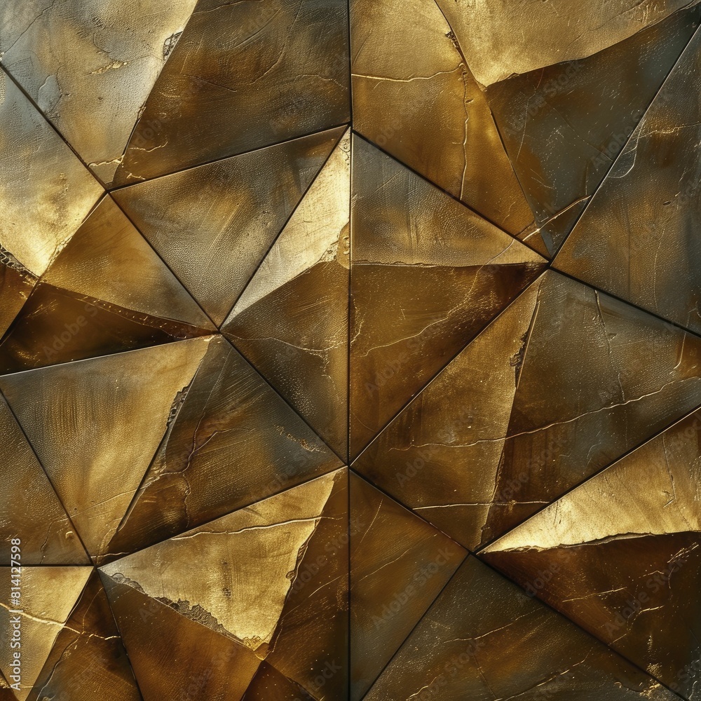 Elevate your brand with opulent geometric shapes in lavish gold ...