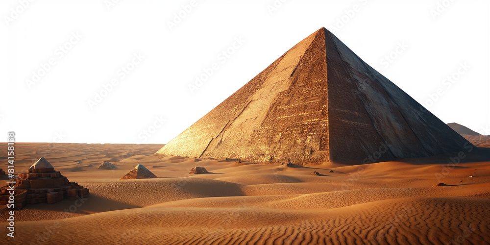pyramid, cut out, desert, sandy, transparent, backgrounds, pyramid ...