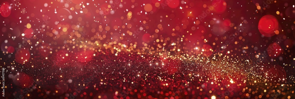 captivating festive visuals with a luxurious red backdrop featuring ...