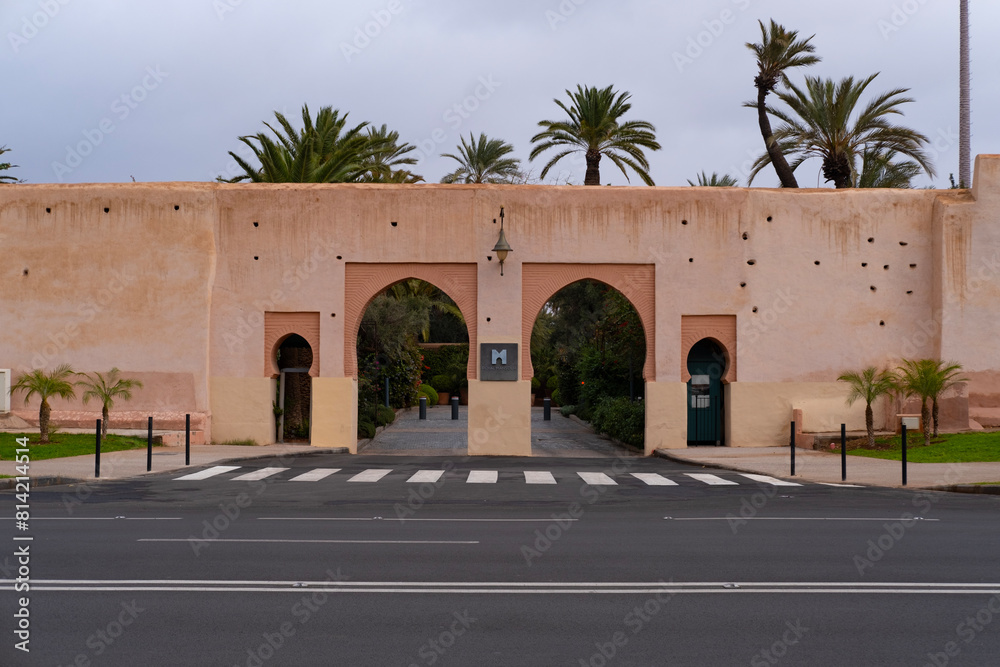 Royal Mansour Marrakech, old fortress wall, Authentic traditional ...