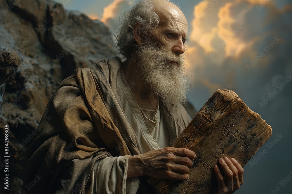 God gave Moses the Ten Commandments on Mount Sinai, a pivotal moment in ...
