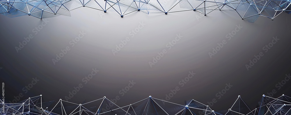 horizontal backdrop featuring a sophisticated network of silver and ...
