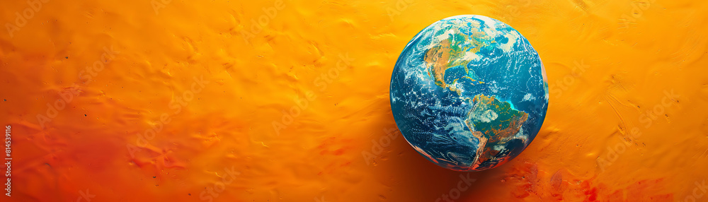 Illustration Stock The top view of a minimalist color background ...