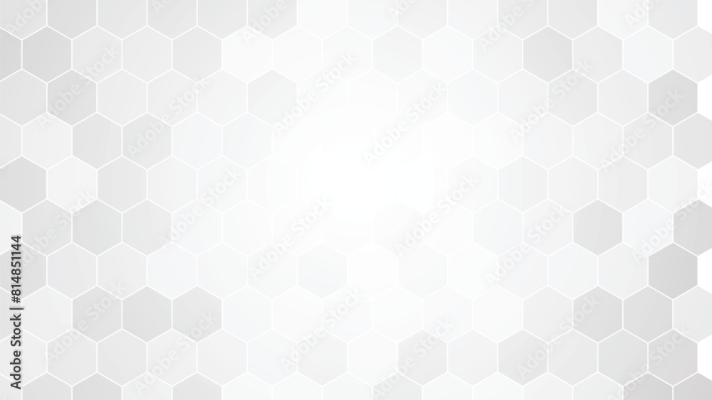 Vector de Stock honeycomb shape vector abstract gray background. 4k ...