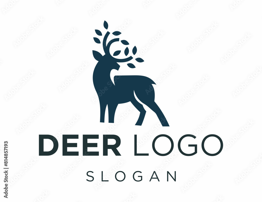 Logo about Deer on a white background. created using the CorelDraw ...