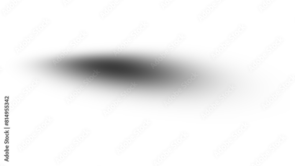 Shadow strips, realistic round overlay effect isolated on transparent ...