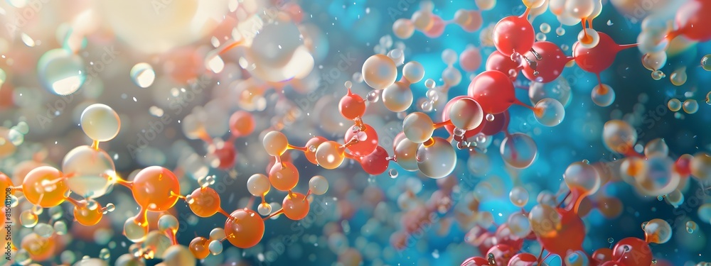 Infographic Comparing Chemical Structures of Different Enzyme Types in ...