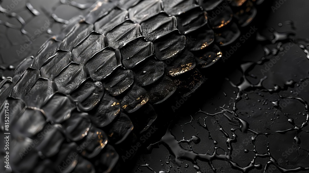 Design a minimalist banner with a rattlesnakes scales detailed in high ...