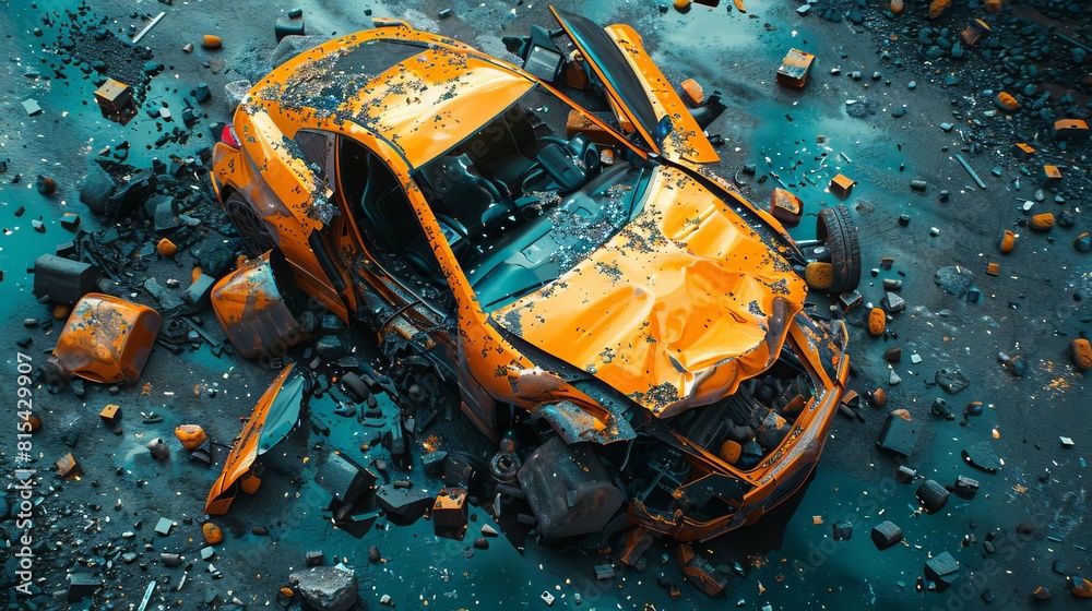 Robot extracting victims from crashed vehicles in hazardous conditions ...