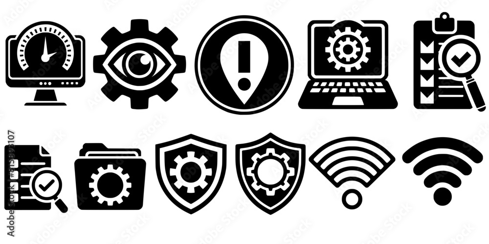 Vektor Settings SVG, Setup, PC, Computer SVG, Notebook SVG, BIOS, Files ...