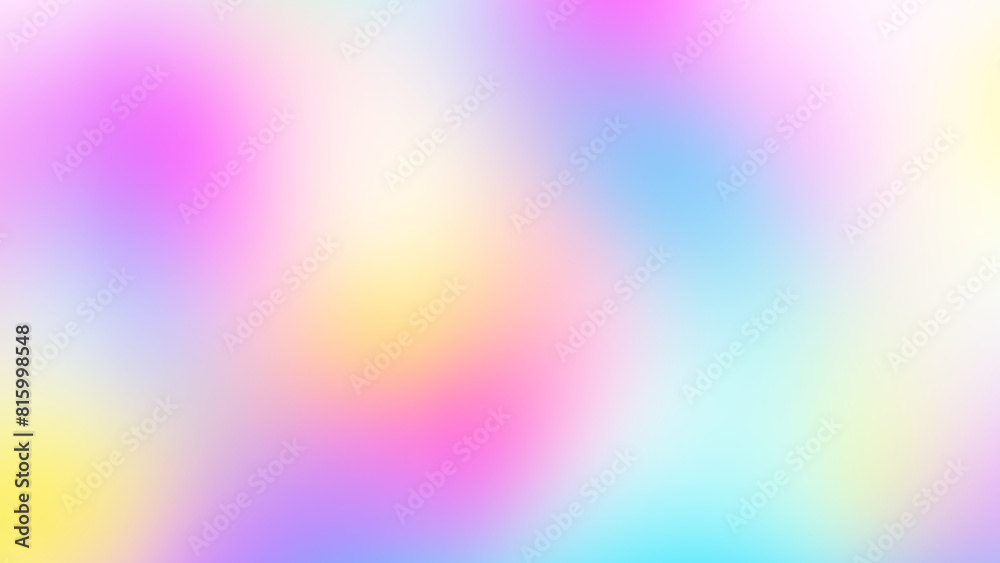 Rainbow colours Blurred transparent gradient background. Transparent ...