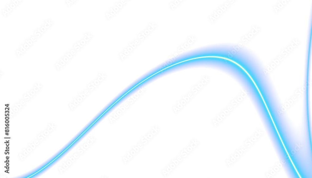 Energy lines with transparent gradient background. Elegant rainbow ...