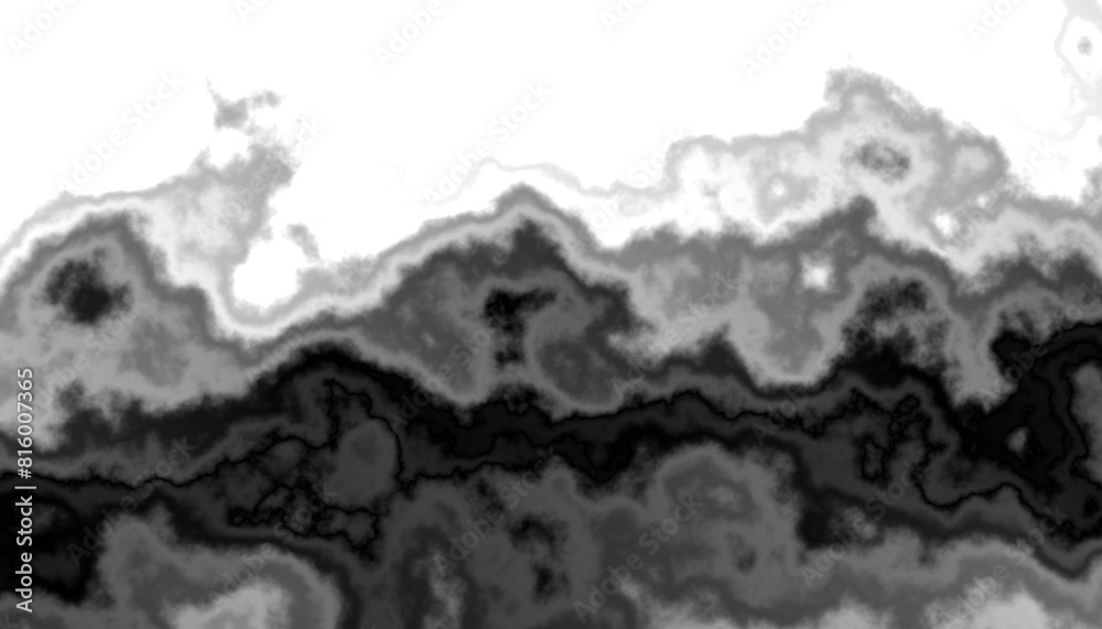 Black smoke steam isolated transparent background. Fog and mist effect ...