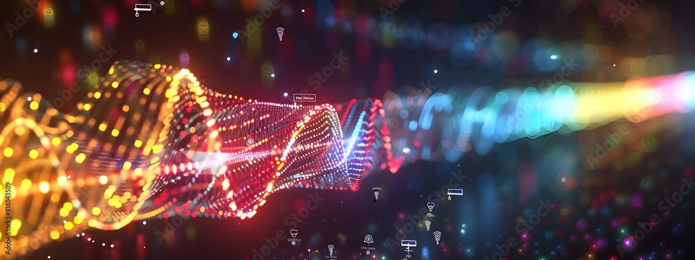 Electromagnetic Waves A Visual Spectrum of Frequencies in D Design ...