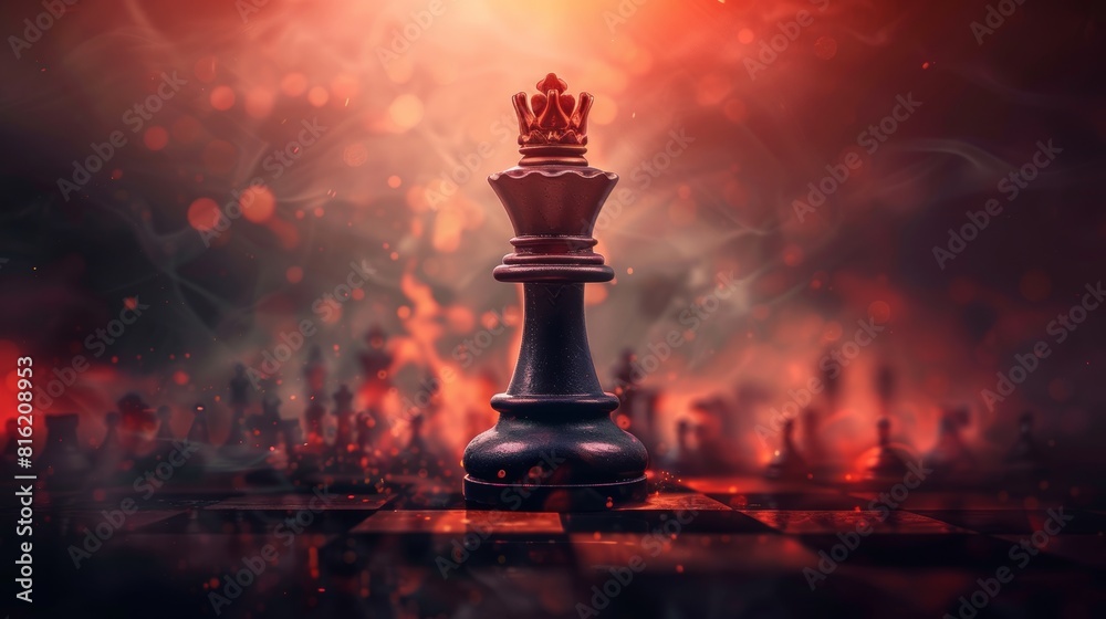 Commanding Power and Intelligence: Chess Queen Motivational Poster ...