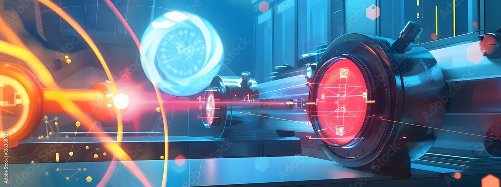 Precise Measurement of Electron Transitions Frequency with a ...