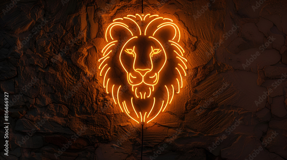 3D lion head design ideas with LED lights for clubs or bars, ideas ...