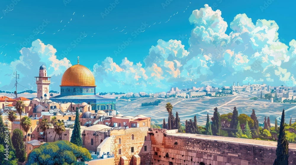 banner background of Israel Independence Day theme banner design for ...