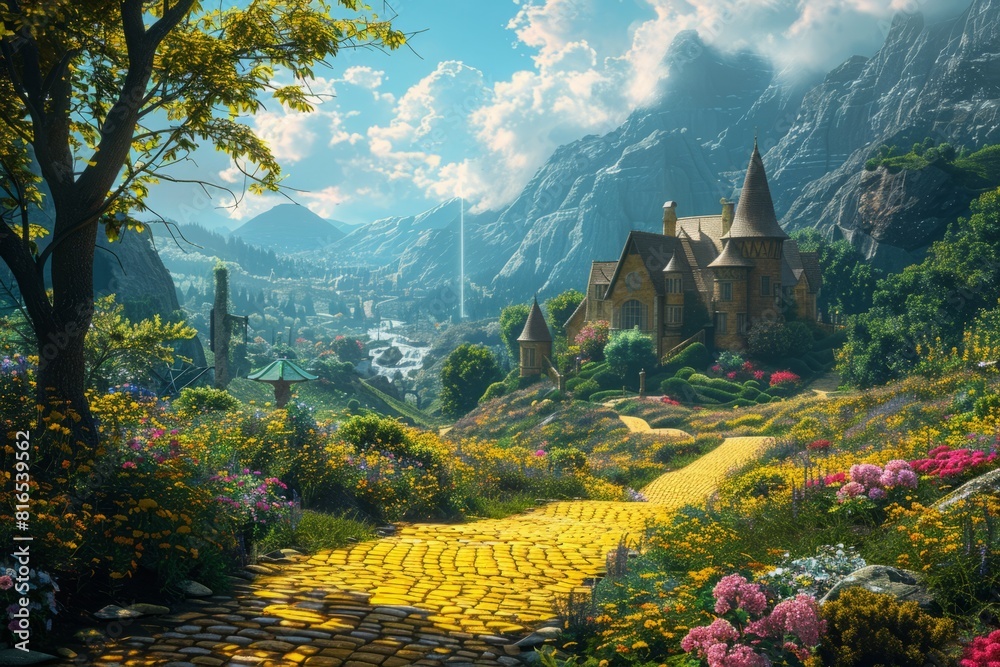 Dorothy and her friends as they embark on a thrilling journey along the yellow brick road to ...