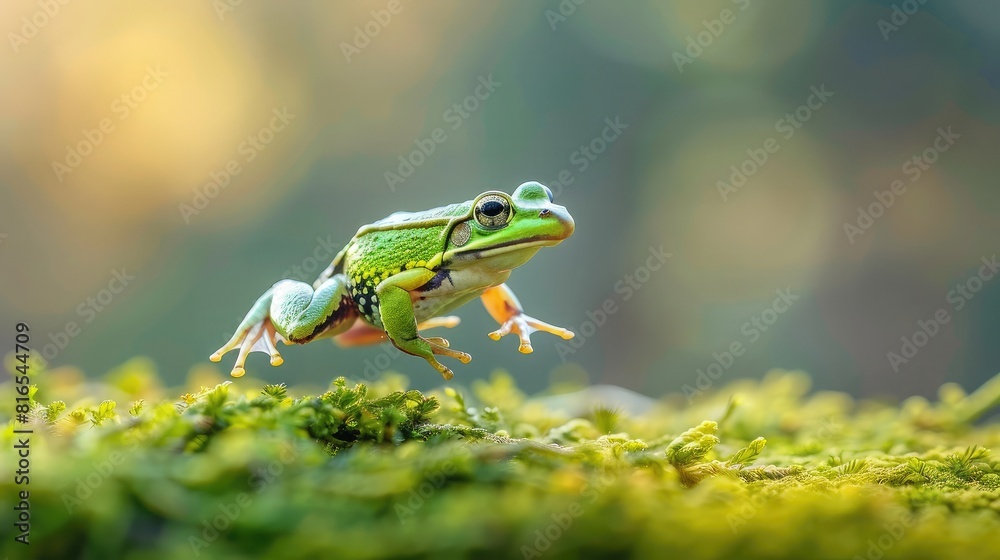 Banner background of National Frog Jumping Day theme banner design for ...