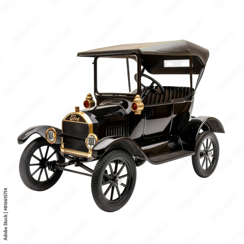 ภาพถ่าย Stock Vintage Model T Ford Pedal Car Toy Isolated without ...