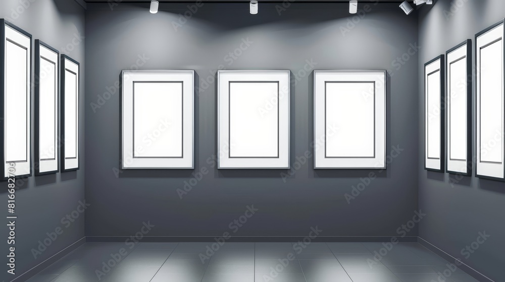 Movie posters mockup for cinemas, theaters, galleries and museums ...