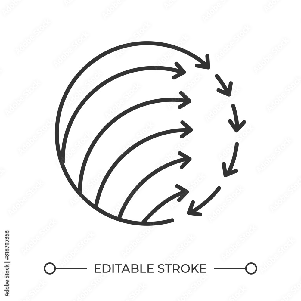 Extreme programming linear icon. Flowchart icon. Agile software ...