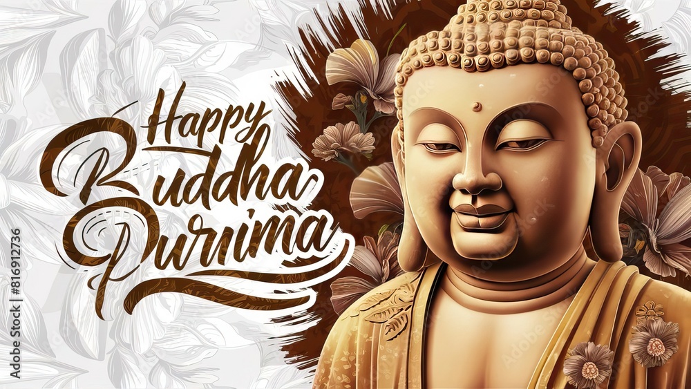 Buddha Purnima, illustration, Happy Buddha Purnima, festival, Buddha Purnima poster, social ...