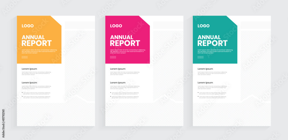 Annual report a4 cover page design, brochure cover page design, company ...