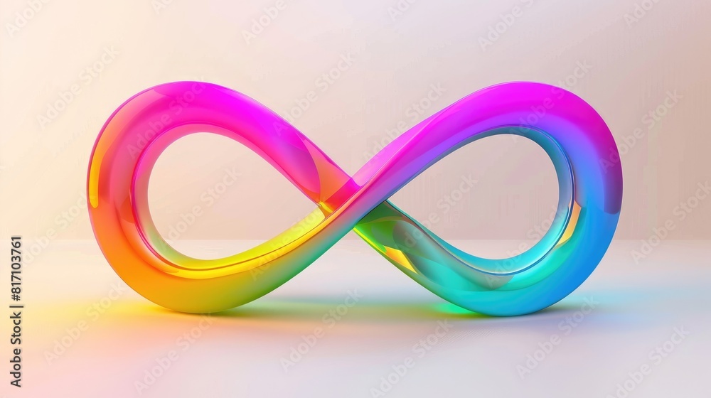 Celebrate Autistic Pride Day with the vibrant Rainbow Infinity Loop ...