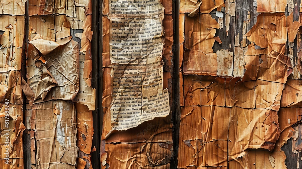 "Step into the past: Old poster paper textures evoke nostalgia, each ...