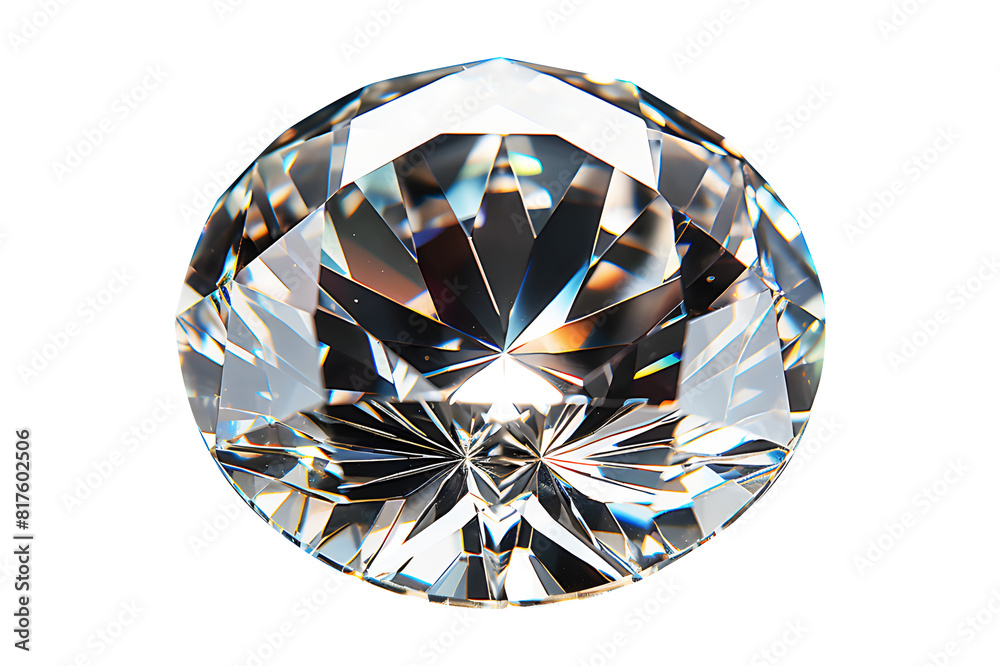 Dazzling diamond isolated on cut out PNG or transparent background ...