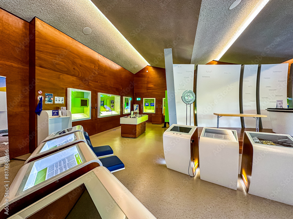 Schengen - May 3, 2024: The area is named after the 1985 Schengen ...