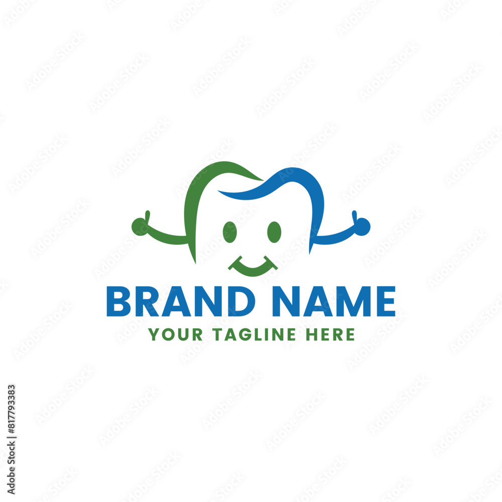 Pediatric Dental logo design template Stock Vector | Adobe Stock