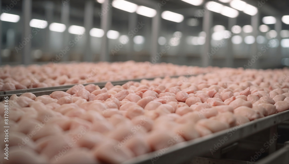 Poultry processing plant specializing in the production of chicken meat ...