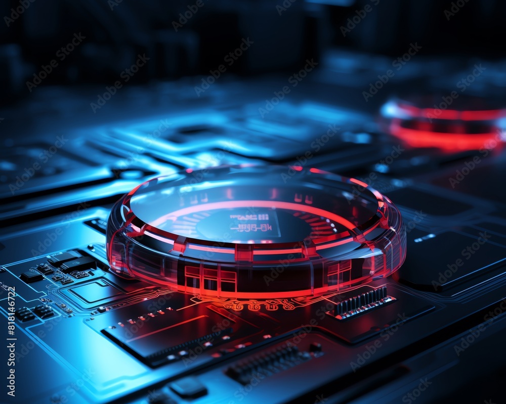 Innovation in semiconductor technology showcased through UV light ...