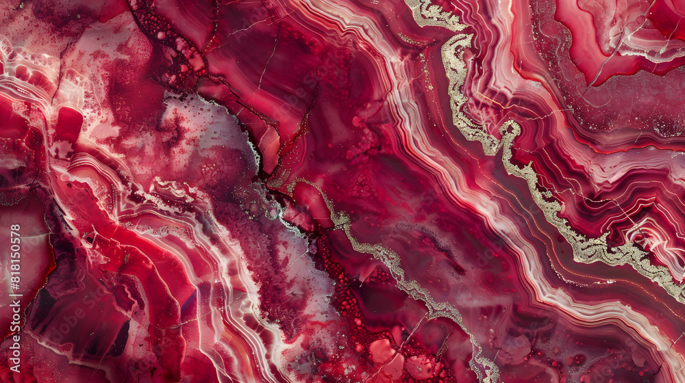 Red marble texture background in natural pattern with high resolution ...