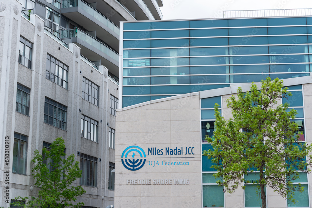 exterior of Miles Nadal JCC, a mixed use community hub, located at 750 ...