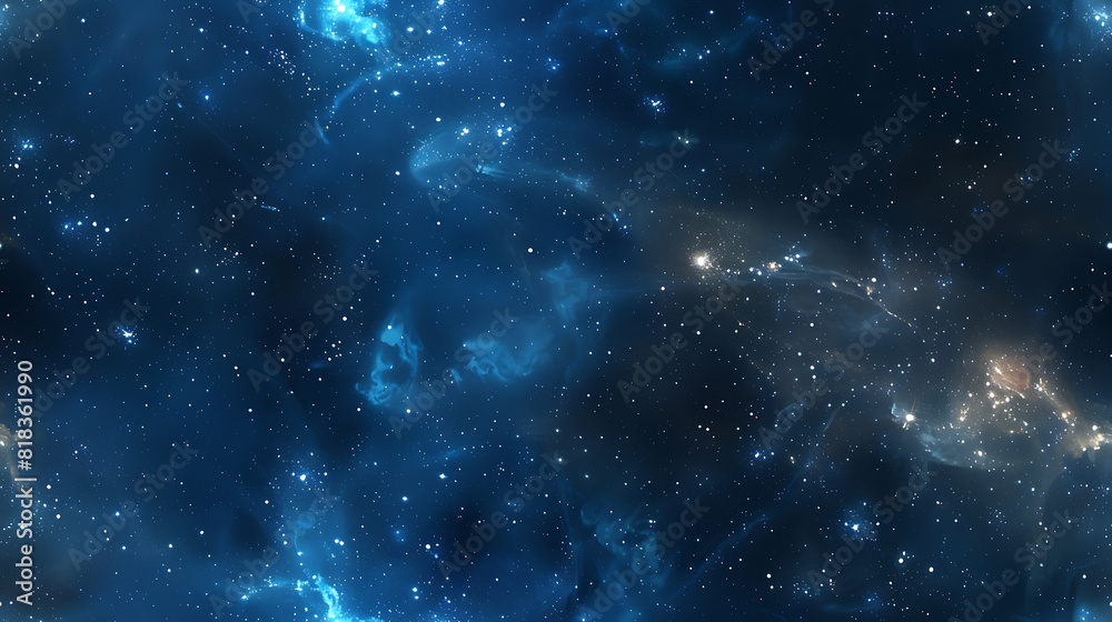 background with stars / star dust - space galaxy -Seamless tile. Endless and repeat print. Stock ...