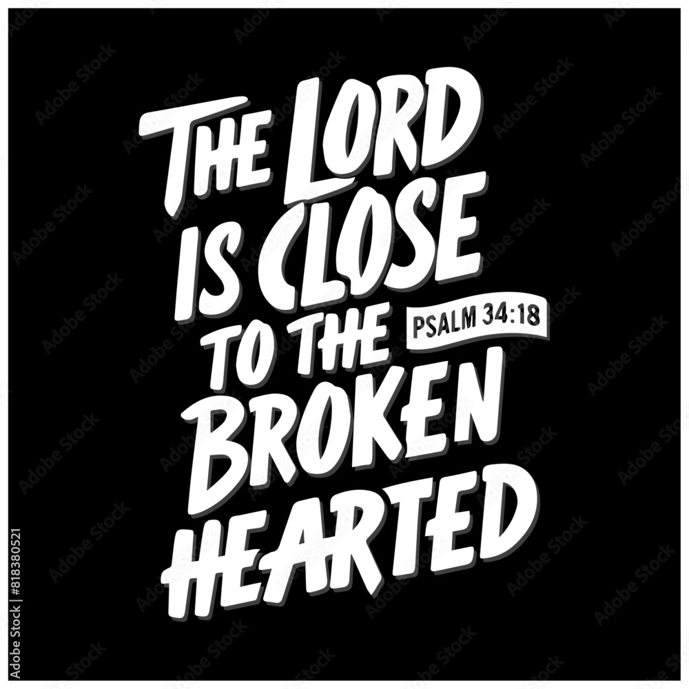 Bible verse Biblical background. Christian poster the lord is close to ...