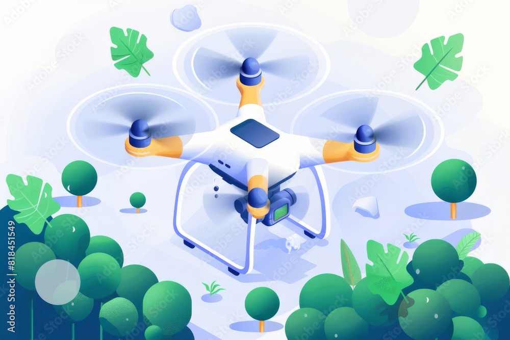 Agricultural drones revolutionize monitoring with smart sensors and automation, improving crop ...