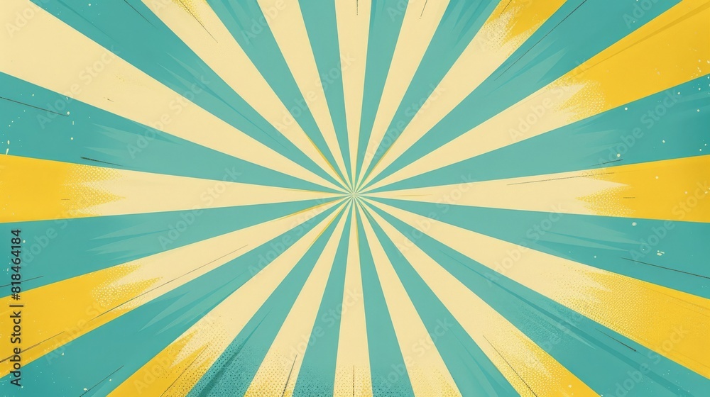 Circus sunburst in vintage vibes background and spiral retro rays, vintage poster sun burst ...